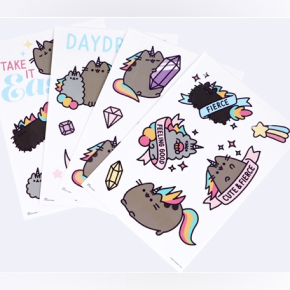 Pusheen | Office | 2 Pk Pusheen Device Decals With Foil 24pack Ea ...